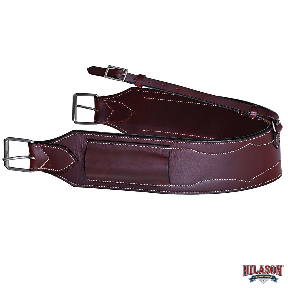 HILASON W. H. American Leather Girth Cinch Dark Brown – Hilason ...
