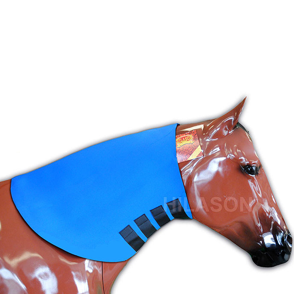 Large Blue Hilason Heavy Duty H. Neoprene Neck Sweat Wrap Grooming Tk ...
